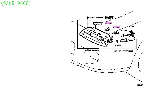 Toyota 81110D HEAD LAMP BULB NO.2 | JDM Japanparts.com | JZA80