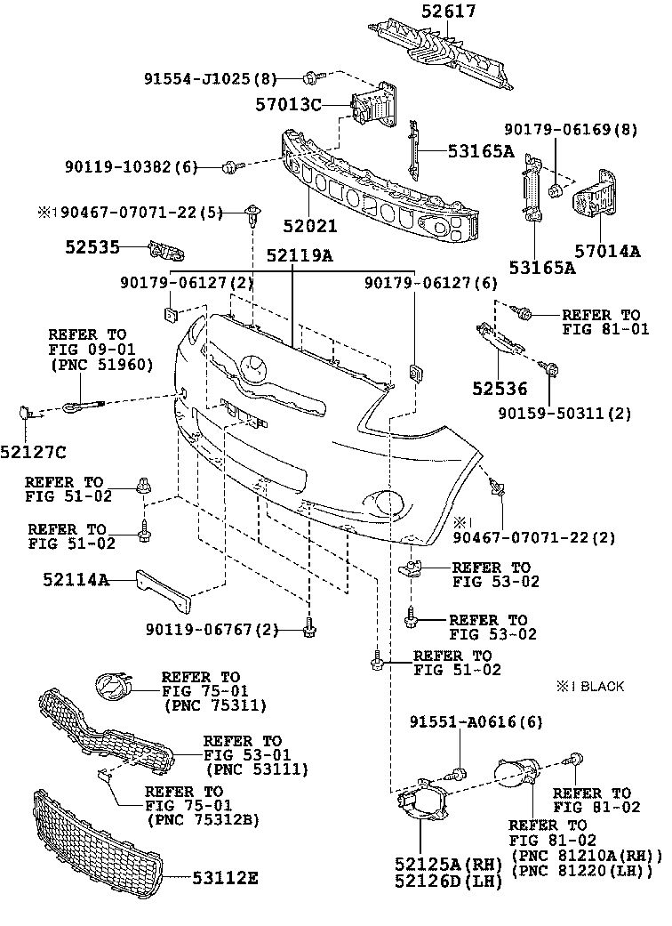 Toyota 53112E RADIATOR GRILLE LWR NO.1 | JDM Japanparts.com | NCP91/ SCP90