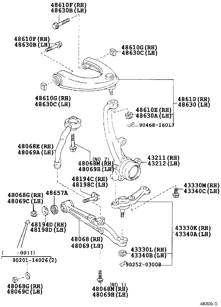 Toyota 43330K + 43340A FRONT LOWER ARM BALL JOINT ASSY | JDM Japanparts ...