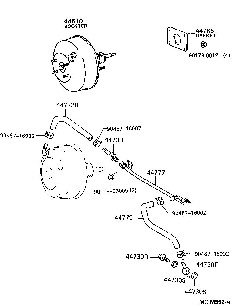 Toyota 44610 BRAKE BOOSTER ASSY | JDM Japanparts.com | JZS147