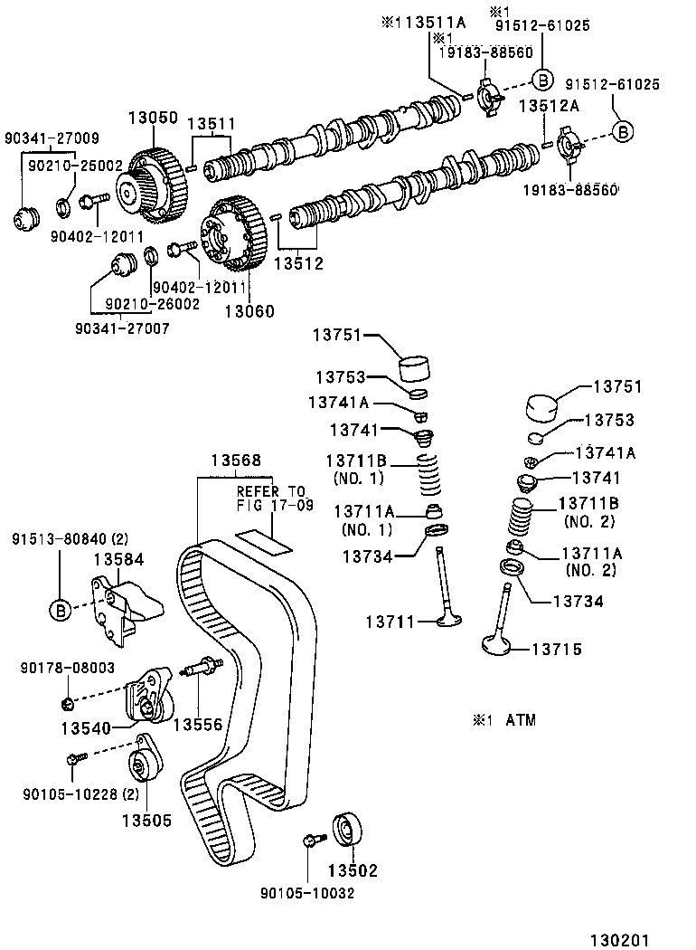 Toyota 13512 CAMSHAFT | JDM Japanparts.com | GXE1#/ SXE10