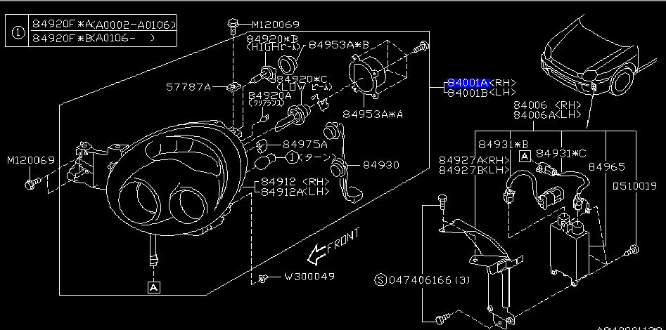 Subaru 84920*C BULB, HEAD & FOG LIGHT (HID LOW BEAM) | JDM Japanparts ...