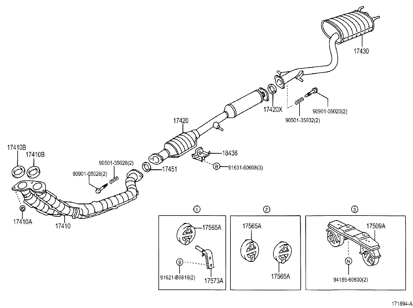 Toyota 17420X CENTER EXHAUST PIPE GASKET | JDM Japanparts.com | SXE10 ...