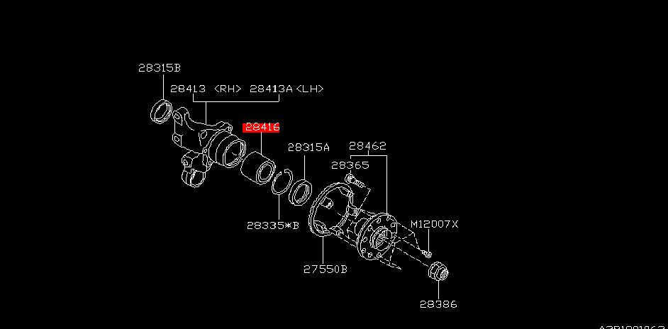 Subaru 28416 x2 BEARING, REAR AXLE | JDM Japanparts.com | GC8/ D-G/ GDB