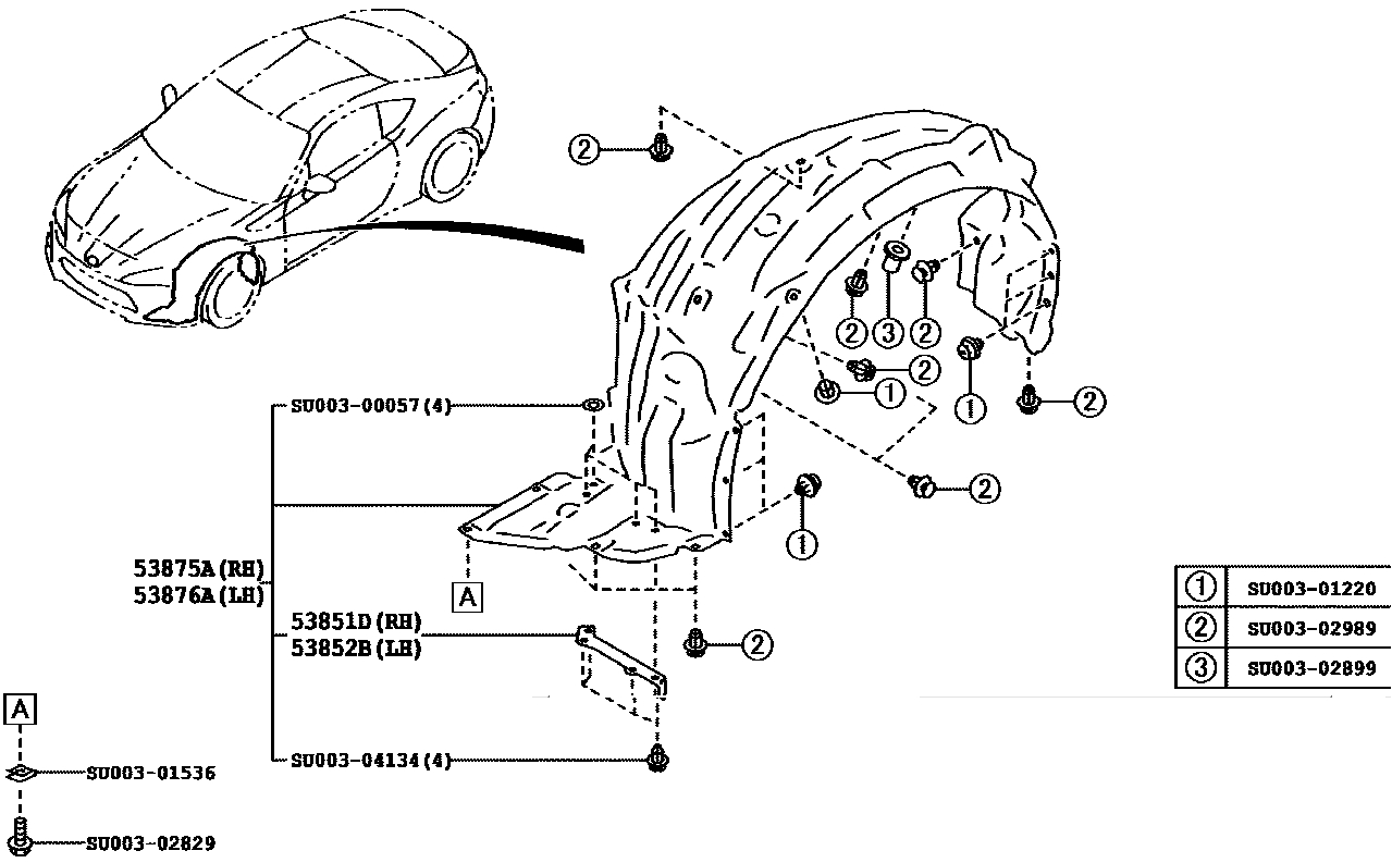 Toyota SU003-02989 CLIP | JDM Japanparts.com | ZN6