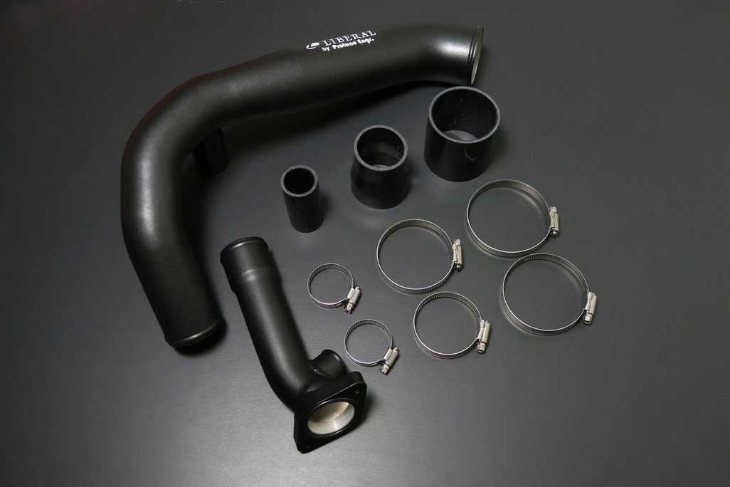 LIBERAL COMPLETE INTAKE PIPE KIT FOR SUBARU DIT BLACK | JDM Japanparts ...